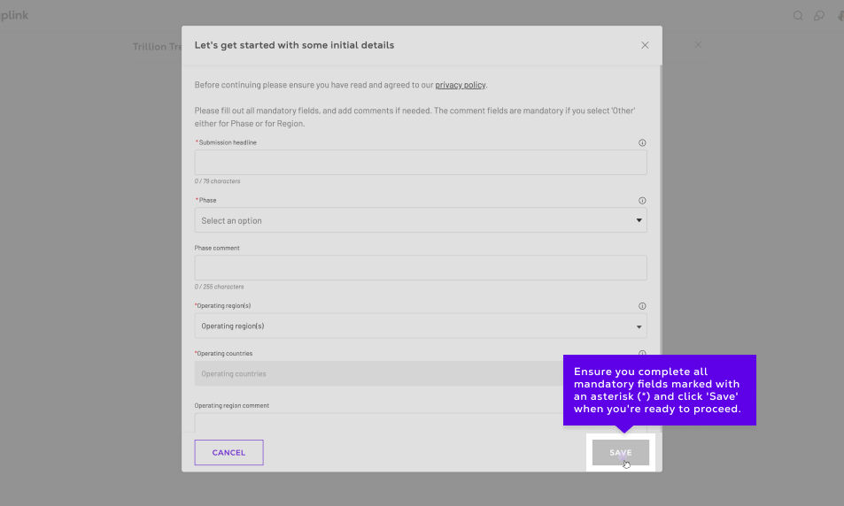 Help Center - Manage your submissions