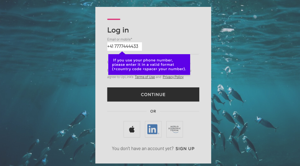Help Center - Get started on UpLink