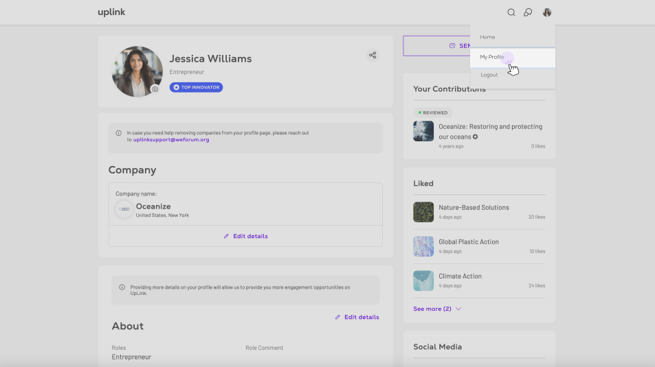 Help Center - Get started on UpLink