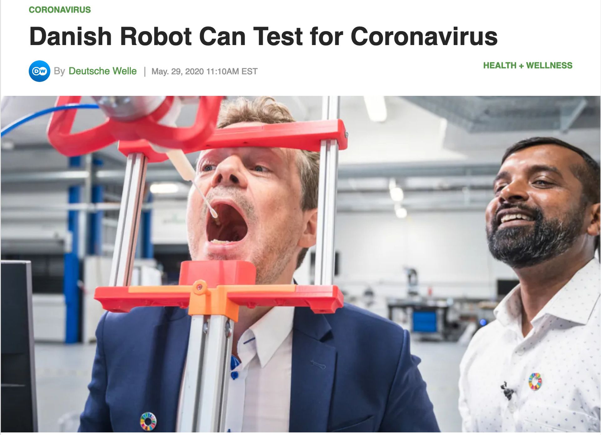 Lifeline Robotics: Automated Covid-19 swab test robot - UpLink ...