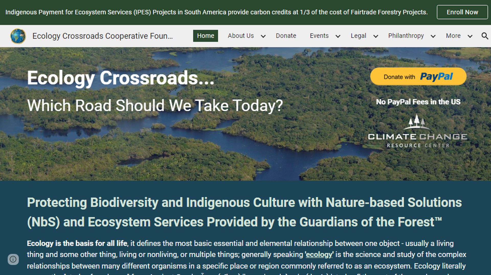 Ecology Crossroads Cooperative Foundation: Indigenous Nature-Based ...
