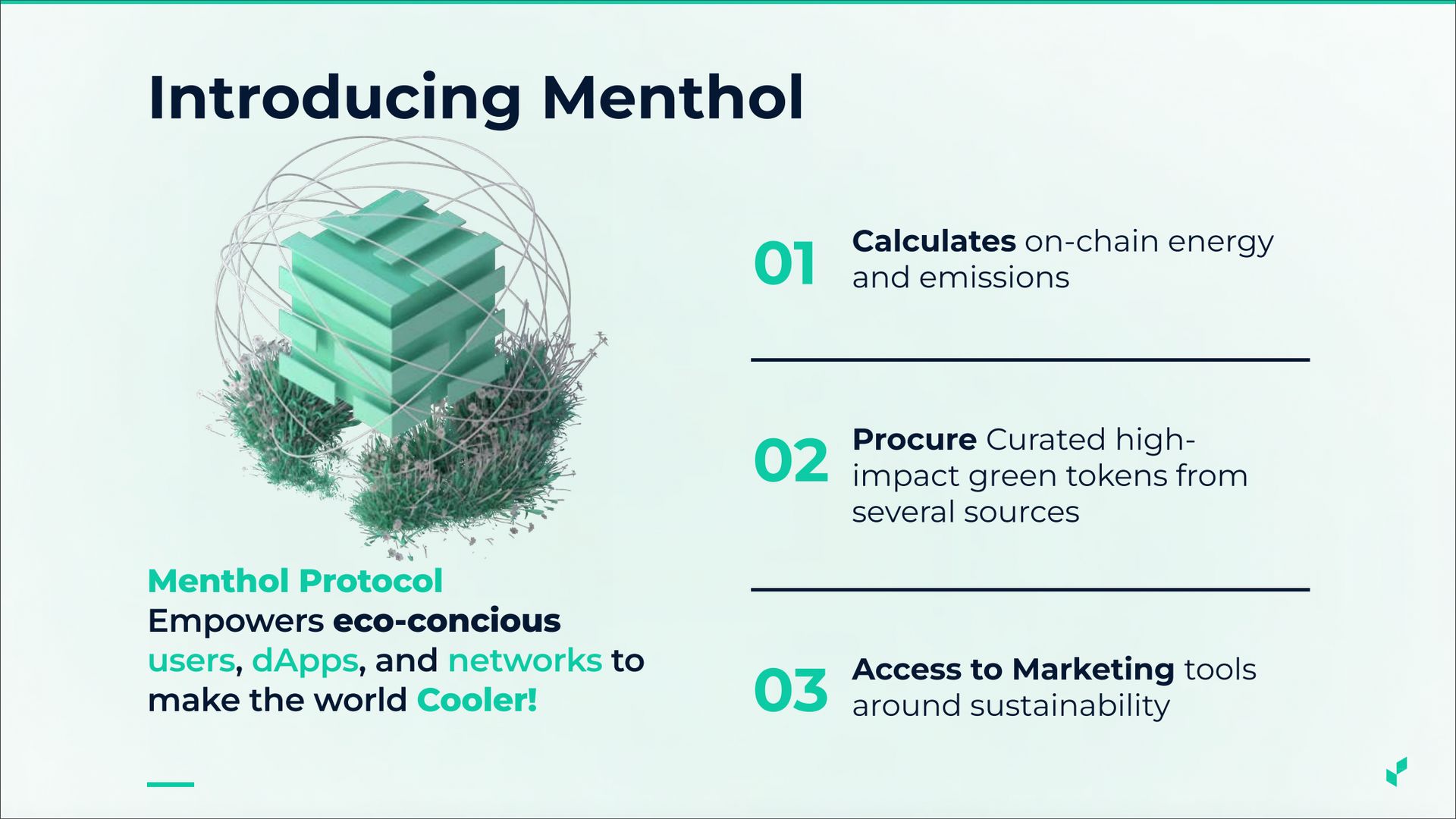 Menthol Protocol-Decarbonize web3 and beyond without the hassle - UpLink - Contribution