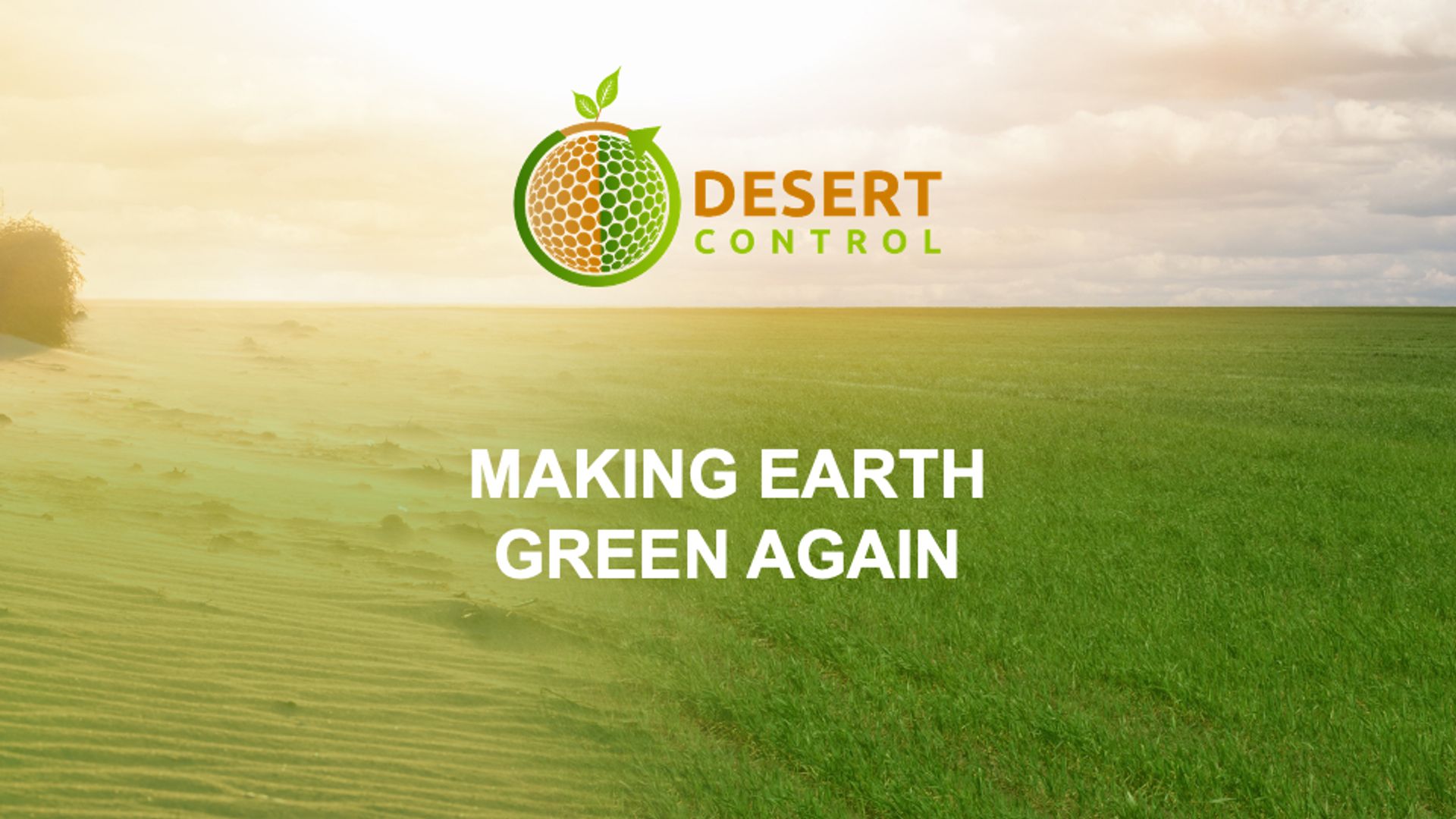 Contribution: Climate-smart AgTech solutions to combat desertification