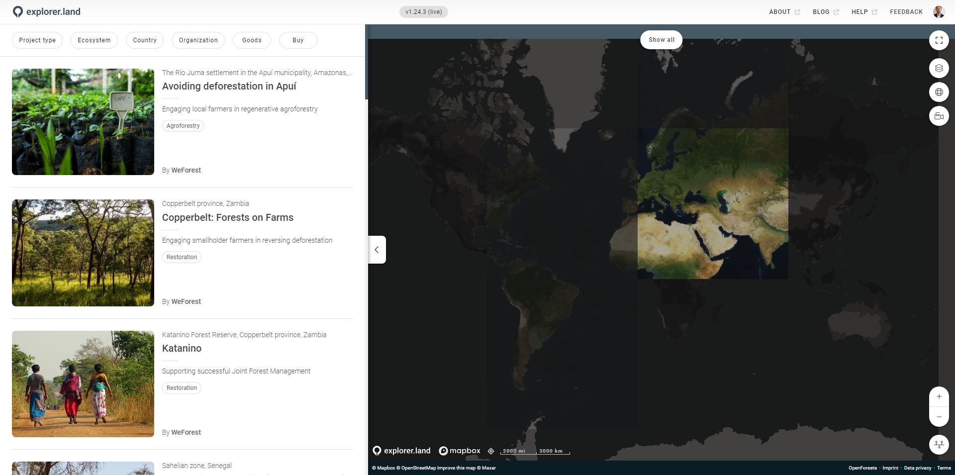 OpenForests: explorer.land - UpLink - Contribution