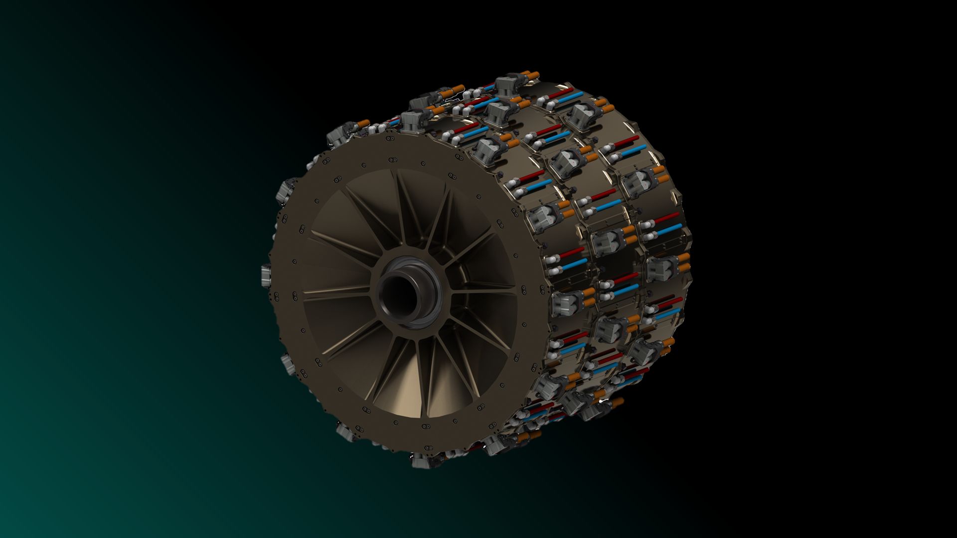 Contribution: High power density motors drives for electric propulsion