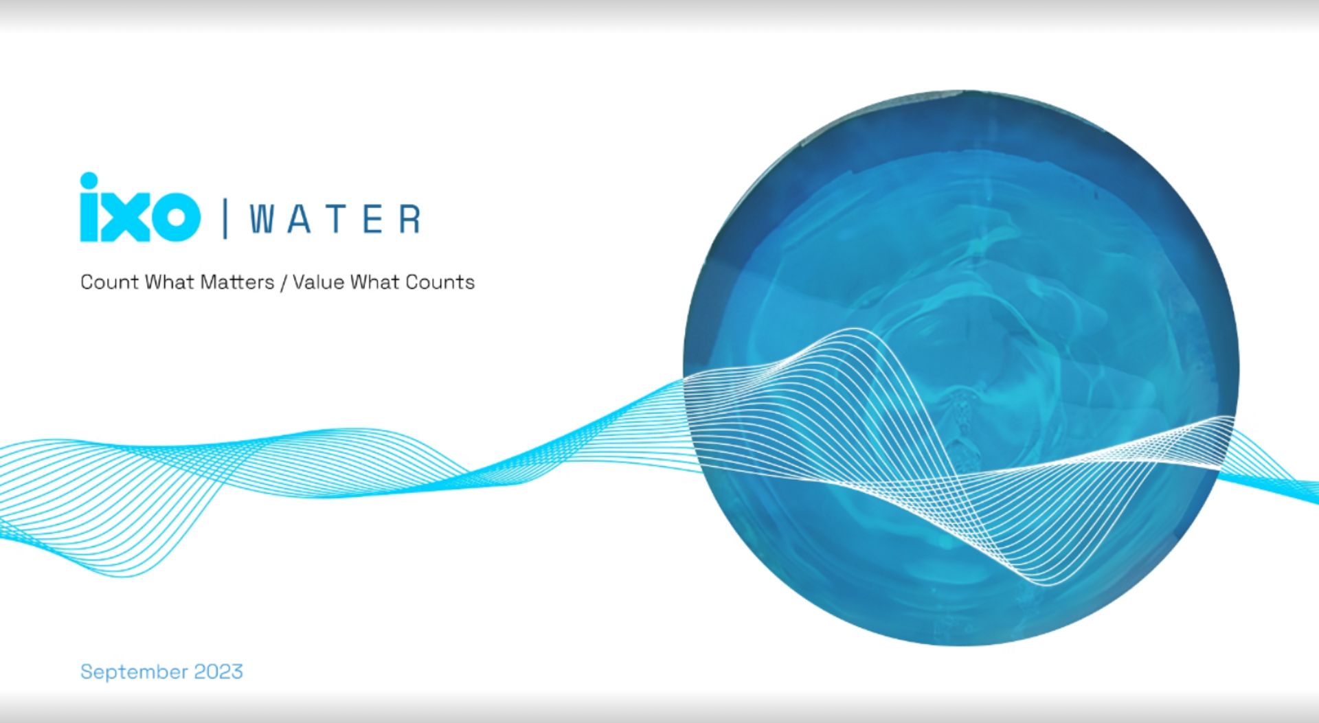 ixo: Digital Water - UpLink - Contribution