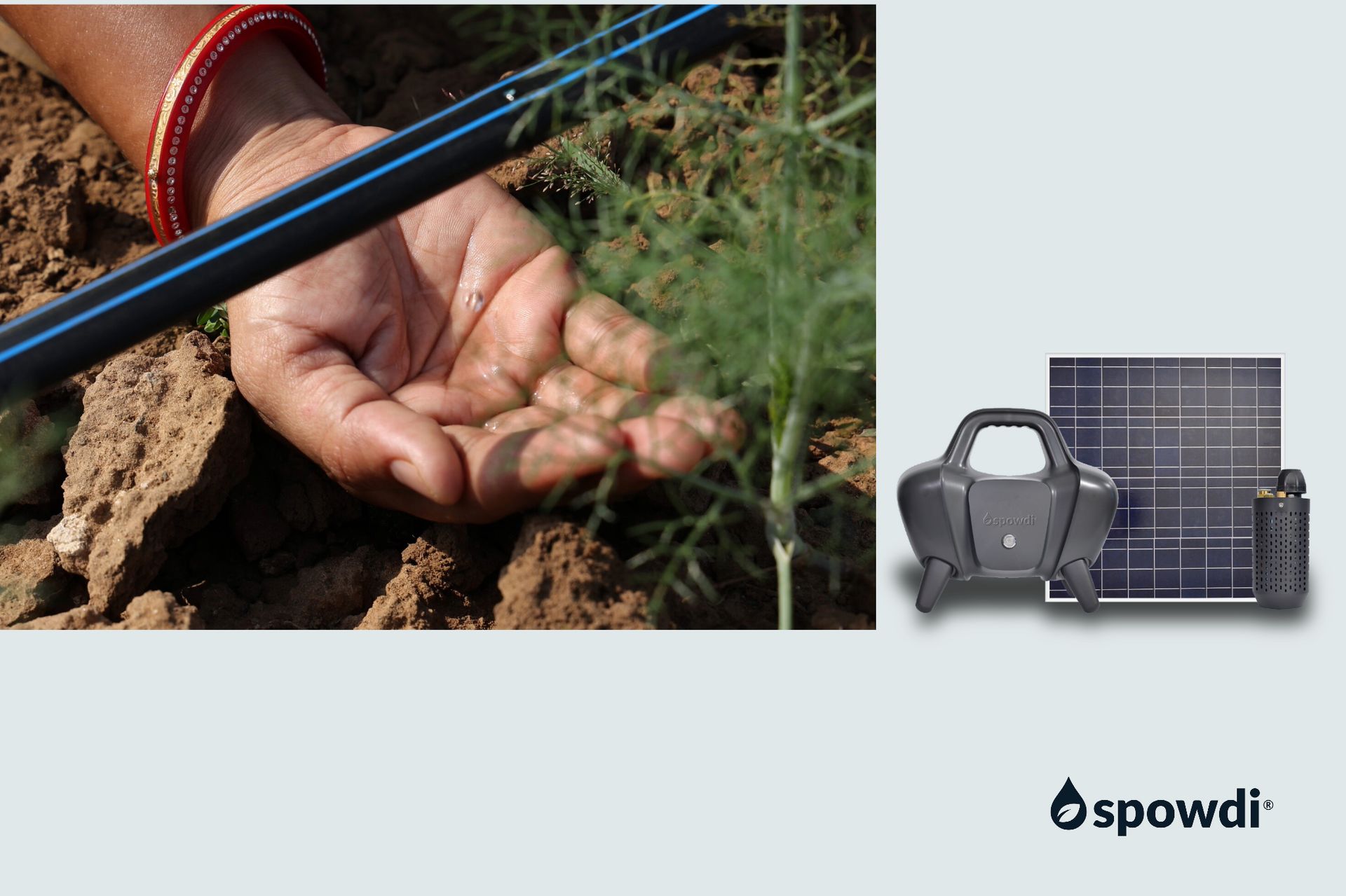 Contribution: Energy-efficient water distribution system for farming