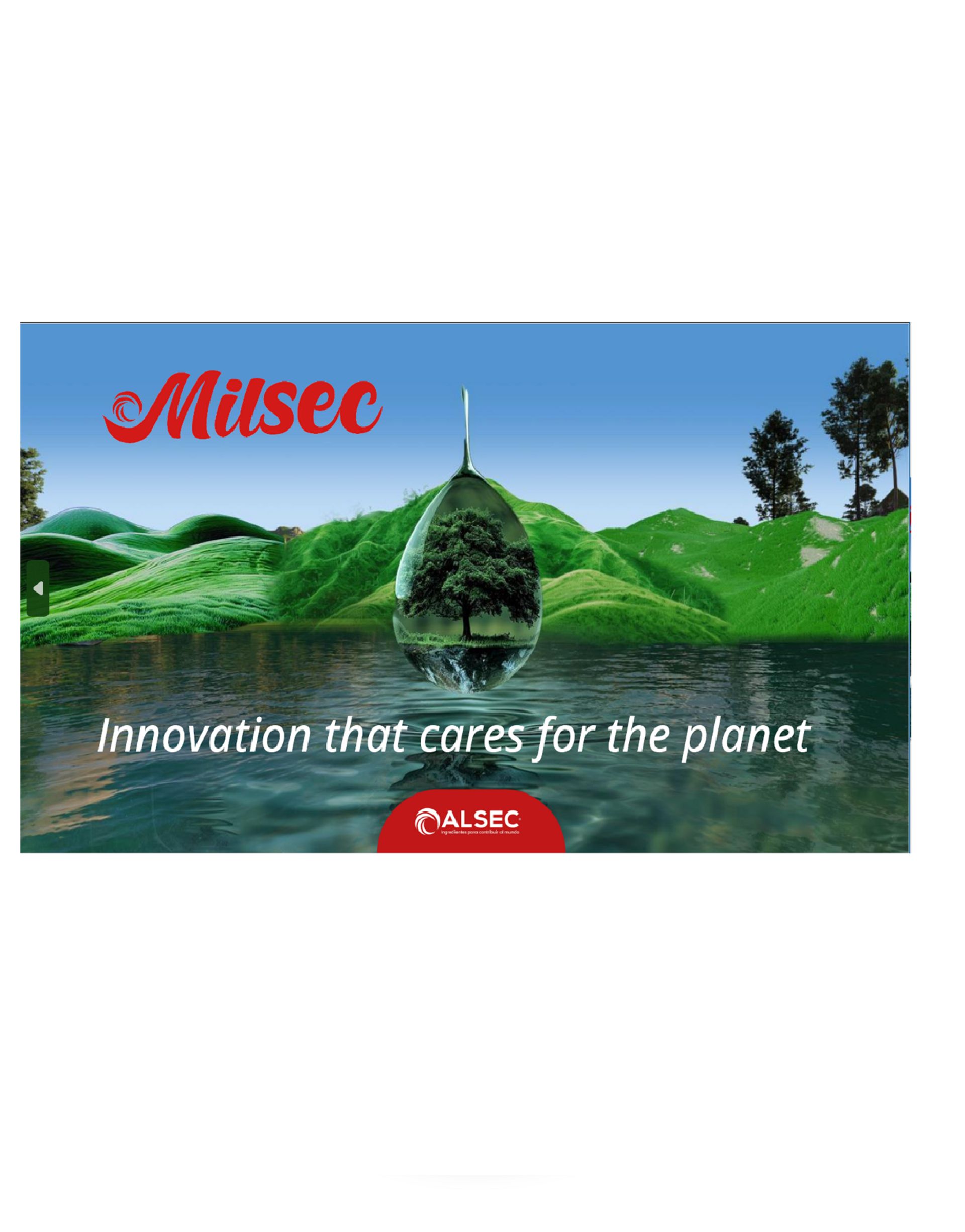 ALSEC ALIMENTOS SECOS S.A.S. BIC: Whey to Water Innovation - UpLink - Contribution