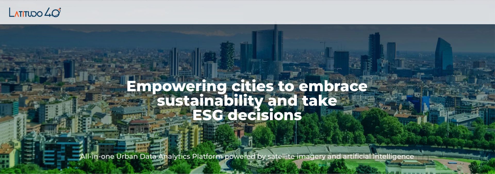 Latitudo 40: Earth Analytics for Nature Based Solution - using AI/ML ...