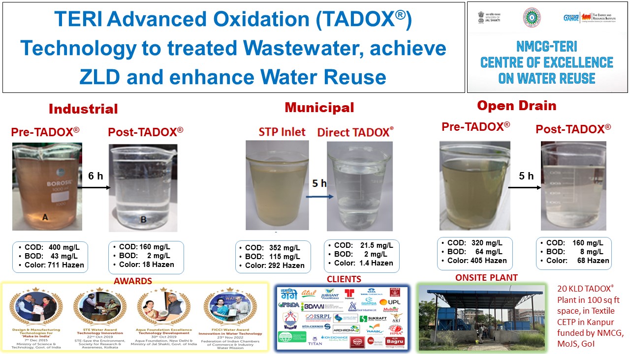 The Energy and Resources Institute (TERI): TERI's Advanced Oxidation ...